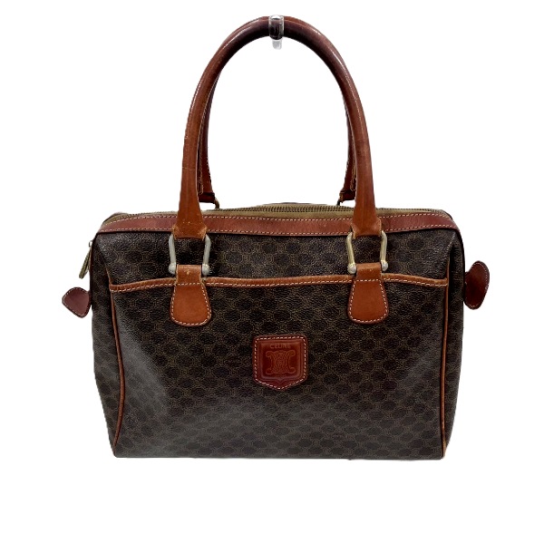 セリーヌ CELINE マカダム バッグ ハンドバッグ ボストンバッグ レディース【中古】