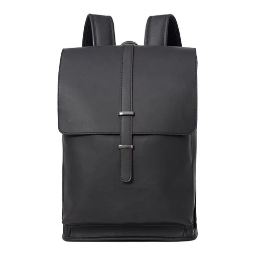 [CLAIR&GINA] リュック メンズ バックパック ビジネス PU革 大容量 旅行バッグ PCリュック 通学用 防水 男女兼用 カジュアル 通勤 出張 (黒)