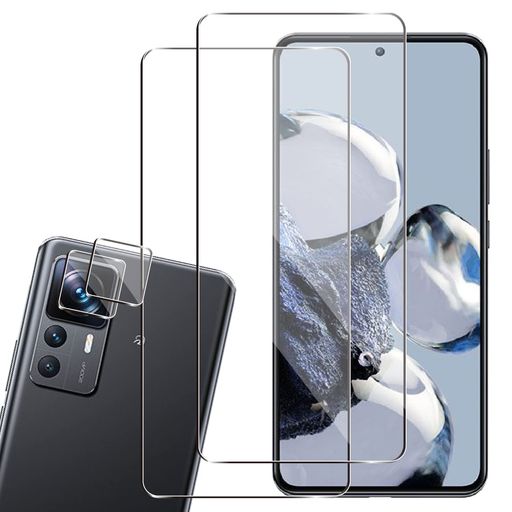 QRIVP ガラスフィルム XIAOMI 12T PRO ガラスフィルム 指紋認証対応 【2+2枚セット】日本旭硝子素材製 XIAOMI12T PRO フィルム 12T PRO ガラスフィルム ...