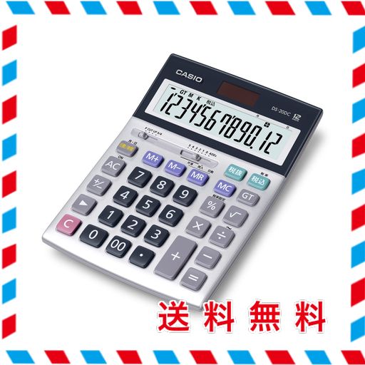 カシオ 本格実務電卓 12桁 日数&時間計算 グリーン購入法適合 デスクタイプ DS-20DC-N