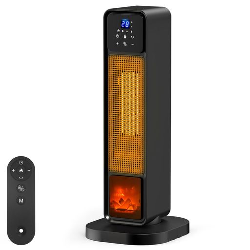 セラミックヒーター 【2S速暖 ECO知能恒温 省エネ】 70°首振り 1200W 暖房器具 タッチ操作 転倒自動OFF 過熱保護 タイマー機能 足元暖房 電気ストーブ 低騒音 脱衣所 トイレ 洗面所 寝室 部屋 …