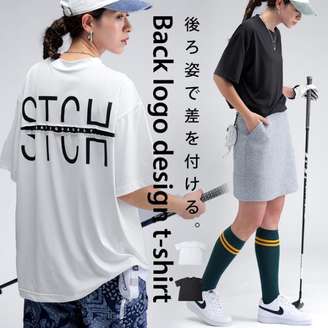 ANTIQUA GOLF×STCH Tシャツ レディース 送料無料・(80)メール便可