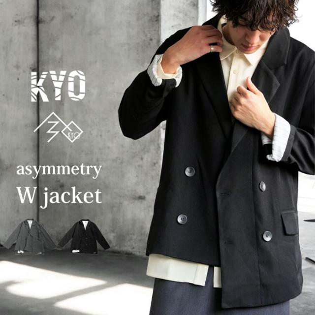 再入荷予定有!アシメジャケット ジャケット メンズ アウター 送料無料・再入荷 メール便不可