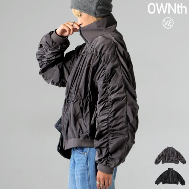 最大半額★選べる福袋！19日20時〜26日10時 ギャザーフルジップブルゾン レディース ブルゾン 送料無料・メール便不可 秋新作