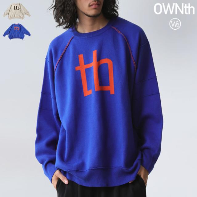 最大半額★選べる福袋！19日20時〜26日10時 ロゴニット 長袖 ユニセックス ビッグシルエット 送料無料・メール便不可 秋新作