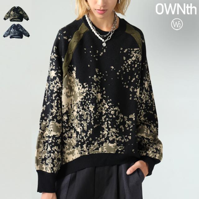 まとめて20％OFF！12日20時〜19日10時 ドット柄 グラデーションニット レディース 長袖 柄 送料無料・メール便不可 秋新作