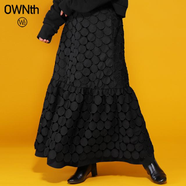 ドットレース ティアードスカート レディース スカート 送料無料・メール便不可 冬新作