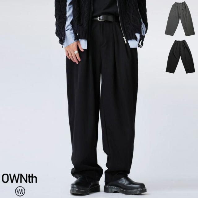 ツータック ワイドパンツ メンズ ボトムス パンツ 送料無料・メール便不可 冬新作