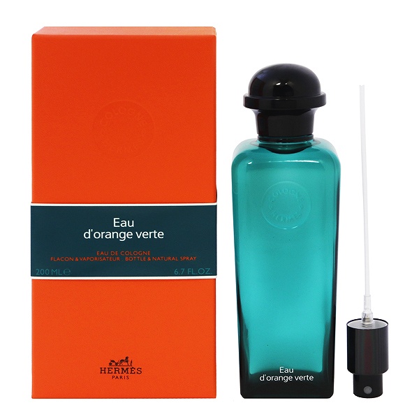 エルメス 香水 男性用・女性用 オードランジュ ヴェルト EDC・SP 200ml 送料無料 EAU DORANGE VERTE HERMES