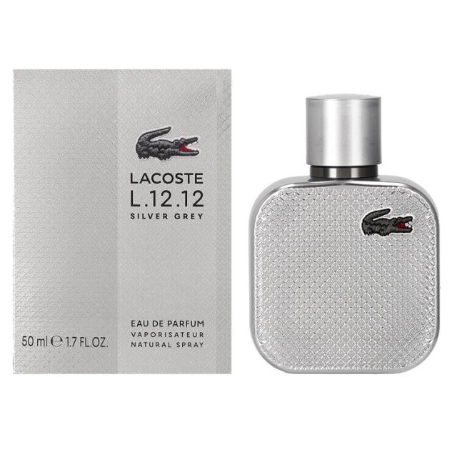 香水 男性用 オーデ ラコステ L.12.12 シルバーグレー EDP・SP 50ml EAU DE LACOSTE L.12.12 SILVER GREY