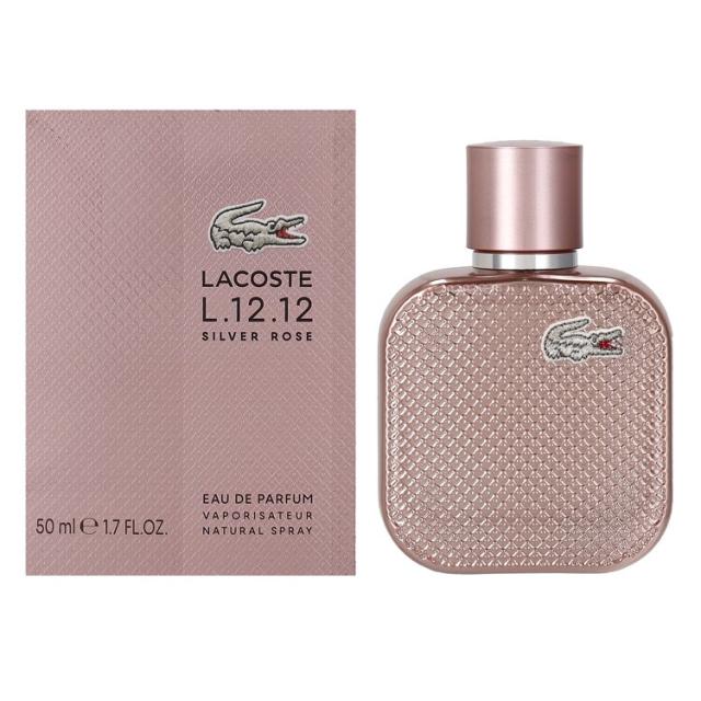 香水 女性用 オーデ ラコステ L.12.12 シルバーローズ EDP・SP 50ml 送料無料 EAU DE LACOSTE L.12.12 SILVER ROSE