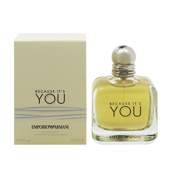 エンポリオ アルマーニ 香水 女性用 ビコーズ イッツユー EDP・SP 100ml 送料無料 BECAUSE IT’S YOU EMPORIO ARMANI