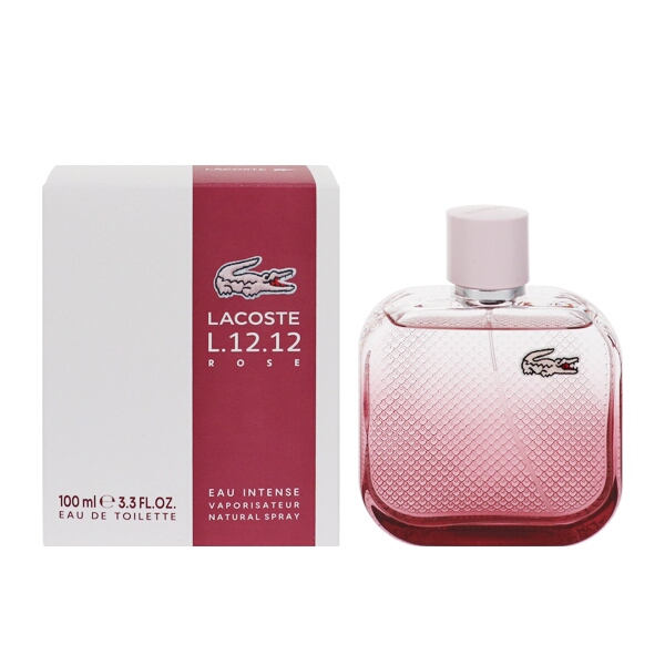 香水 女性用 オーデ ラコステ L.12.12 ローズ オーインテンス EDT・SP 100ml EAU DE LACOSTE L.12.12 ROSE EAU INTENSE