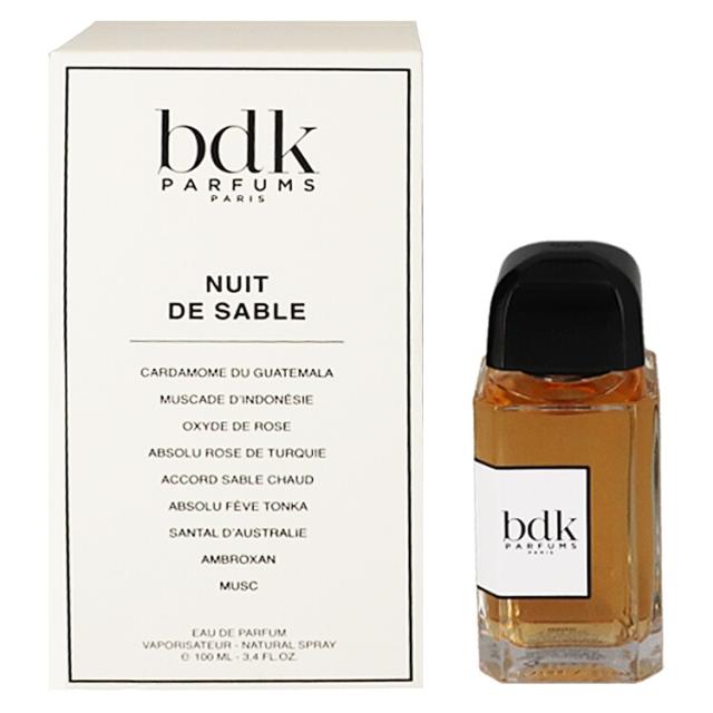 ビーディーケー パルファム 香水 男性用・女性用 ニュイ ドゥ サーブル EDP・SP 100ml 送料無料 NUIT DE SABLE BDK PARFUMS