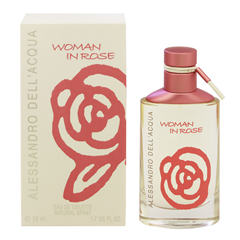 香水 女性用 アレッサンドロ デラクア ウーマン イン ローズ EDT・SP 50ml ALESSANDRO DELLACQUA WOMAN IN ROSE
