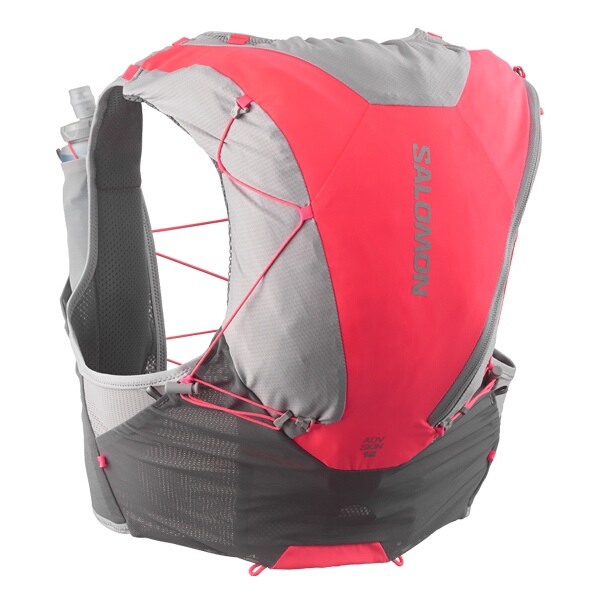 サロモン ADV SKIN 12 ユニセックス ランニングベスト M CASTELROCK/ALLOY/NEON FLAME #LC2464700 送料無料 SALOMON