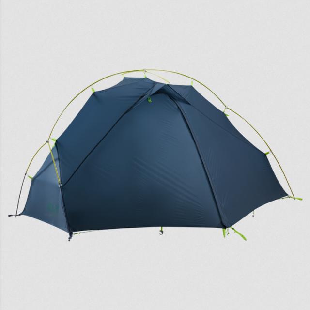 ジャックウルフスキン EXOLIGHT 1 超軽量高機能1人用テント スティールブルー 2.15m×0.6/0.6×1.00m #3004911-1074 送料無料