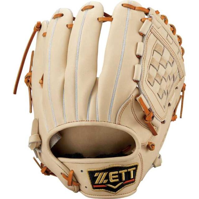 ゼット 軟式野球グラブ プロステイタス 二塁手 遊撃手用 LH(右投げ用) パステルブラウン×オークブラウン #BRGB30566-3236 ZETT
