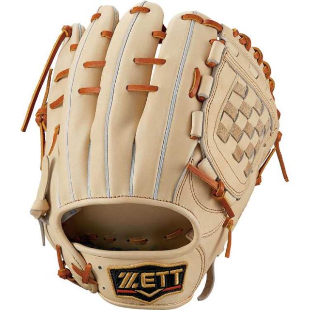 ゼット 軟式野球グラブ プロステイタス 二塁手 遊撃手用 LH(右投げ用) パステルブラウン×オークブラウン #BRGB30561-3236 ZETT