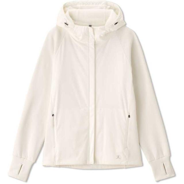 ダンスキン ハイブリッドモメンタムフーディ S ジャスミンホワイト #DA522300-JW 送料無料 DANSKIN