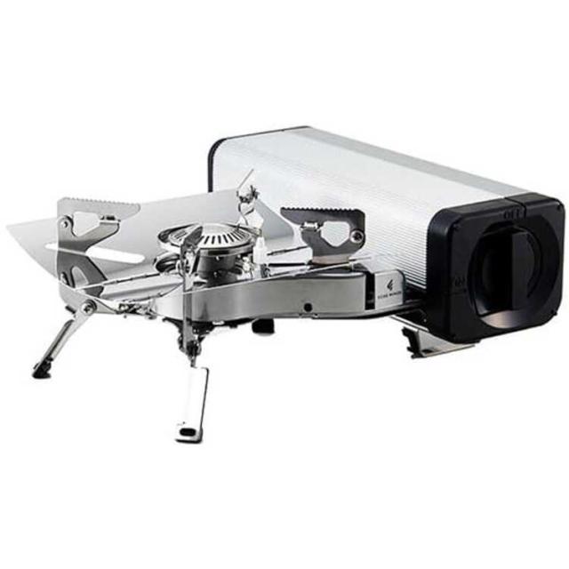 フォアウィンズ フォールディングキャンプストーブ シルバー 使用時幅317×奥行288×高120mm #FW-FS01-SL 送料無料 FORE WINDS