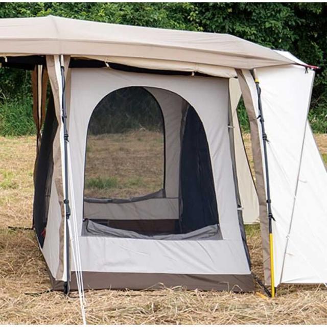 小川キャンパル アポロン インナーT/C 2人用 インナーテント ライトグレー×ダークブラウン 幅140×高さ187×奥行300cm #3518