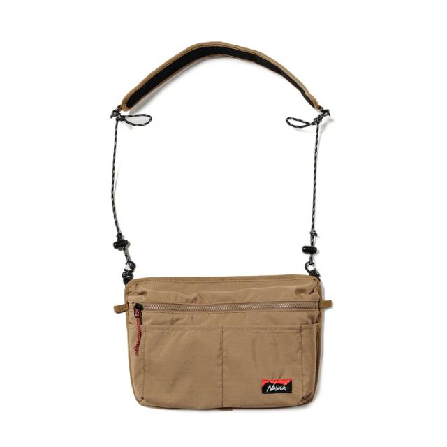 ナンガ ヒノックサコッシュ ベージュ 幅30×高さ20×奥行き(マチ)4cm #N0001034-BEG 送料無料 HINOC SACOCHE TAKIBI NANGA