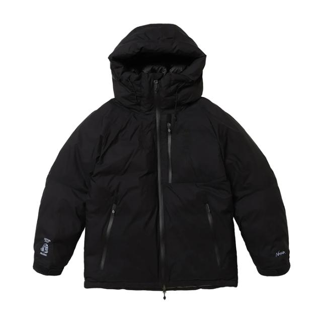 ナンガ×タコマフジレコード エクスクルーシブダウンジャケット(ユニセックス) L ブラック #N0003108 送料無料 NANGA