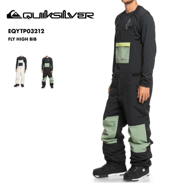QUIKSILVER/クイックシルバー メンズ スノーウェア ビブパンツ FLY HIGH BIB 2024-25  スノボウェア   EQYTP03212