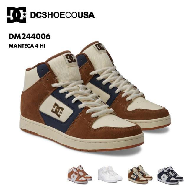 DC SHOES/ディーシー メンズ スケートボード シューズ MANTECA 4 HI 2024 FALL 靴 運動靴 耐摩耗 スニーカー クッション くつ  DM244006