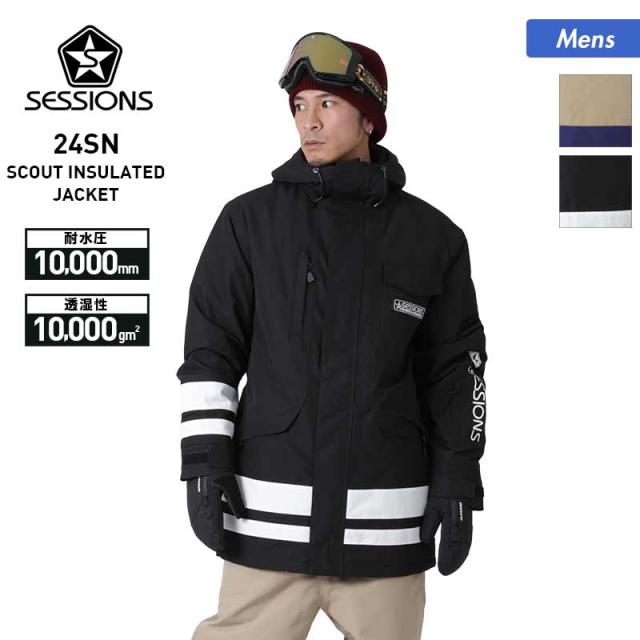 SESSIONS/セッションズ メンズ スノーウェアジャケット SSFW230005 スノージャケット スノーウェア 上 防寒 スノーウェア 男性用