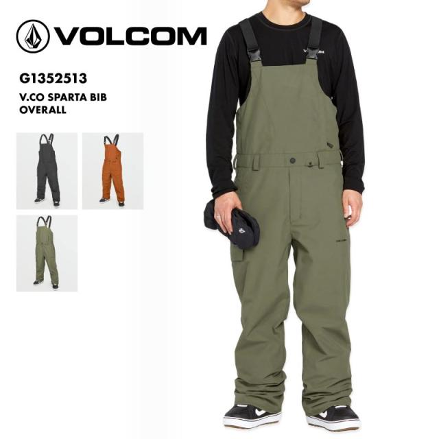 VOLCOM/ボルコム メンズ スノーウェア ビブパンツ V.CO SPARTA BIB OVERALL 2025  スノーボード スキー 防寒 スノボウェア スキーウェア  G1352513 SALE12