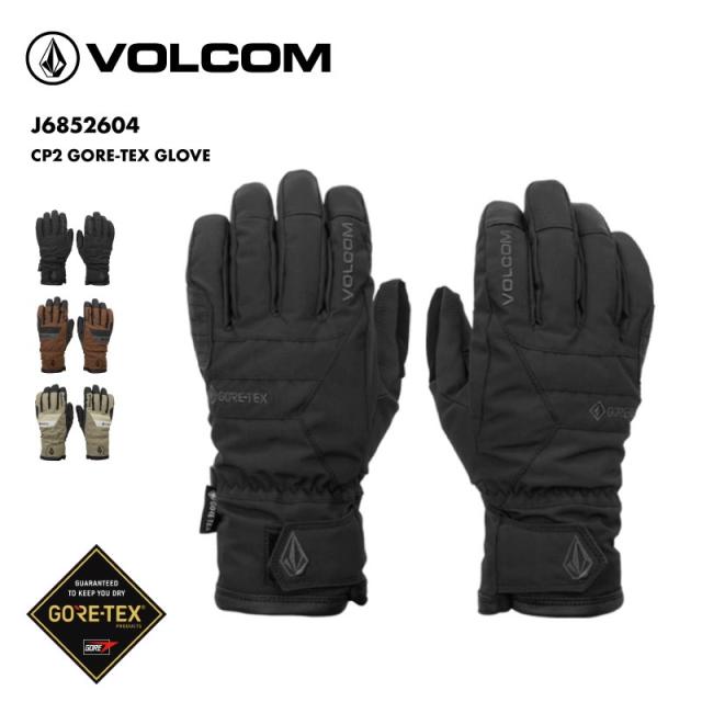 VOLCOM/ボルコム メンズ GORE-TEX 5指グローブ CP2 GORE-TEX GLOVE 2026  J6852604 スノーグローブ スノーボードグローブ スノボグローブ スキーグローブ スキー スノボ スノーボード リーシュコードあり 手袋 防寒 保温 男性用