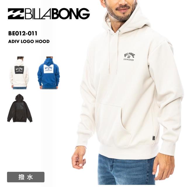 BILLABONG/ビラボン メンズ 撥水 パーカー ADIV LOGO HOOD 2024 FALL 長袖 長そで 秋冬 はっすい プルオーバー ボンディング素材  BE012-011