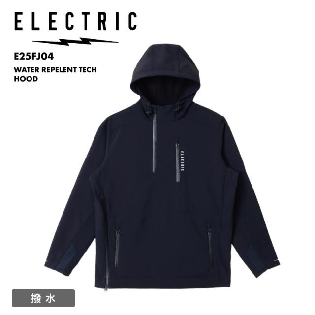 ELECTRIC/エレクトリック メンズ スノージャケット WATER REPELENT TECH HOOD 2025 FALL WINTER E25FJ04 スノーウェア スノーボードウェア スノボウェア スキーウェア 上着 アウター 防寒 シンプル ロゴ ブランド 男性用