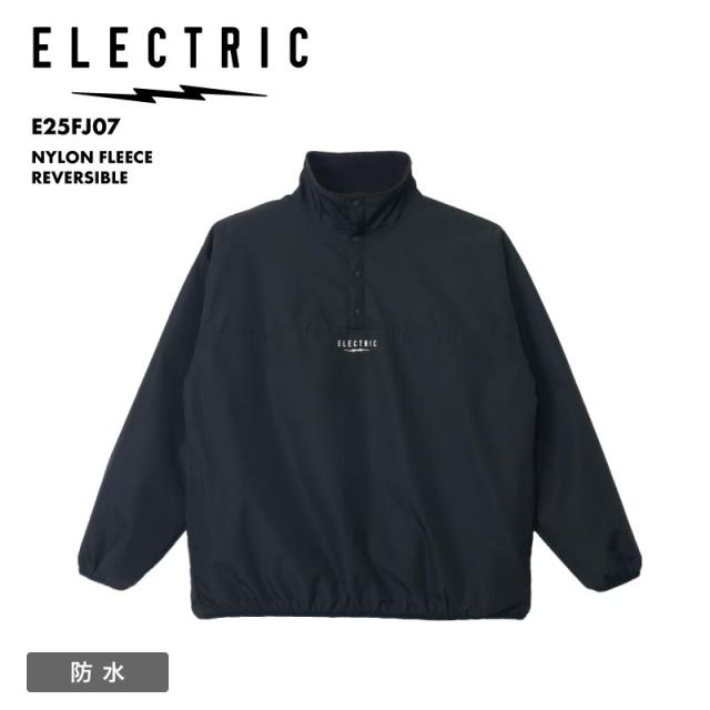 ELECTRIC/エレクトリック メンズ スノージャケット NYLON FLEECE REVERSIBLE 2025 FALL WINTER E25FJ07 スノーウェア スノーボードウェア スノボウェア スキーウェア 上着 アウター 防寒 リバーシブル ロゴ ブランド 男性用
