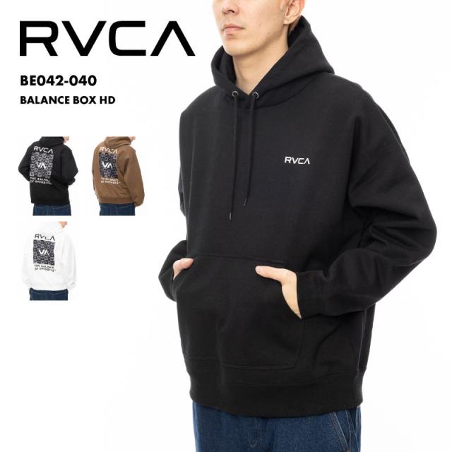 RVCA/ルーカ メンズ パーカー BALANCE BOX HD 2024 FALL＆WINTER  プルオーバー ビッグシルエット ルーズシルエットシルエットフーディ ロゴ  BE042-040