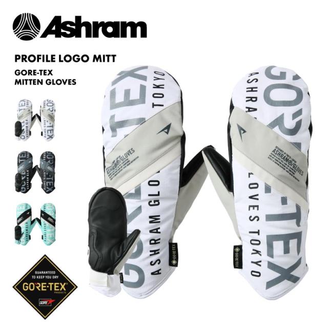 ASHRAM/アシュラム メンズ GORE-TEX ミトングローブ PROFILE LOGO MITT 2024-25  スノーボード スキー 防寒 手袋 防寒 PROFILE LOGO MITT