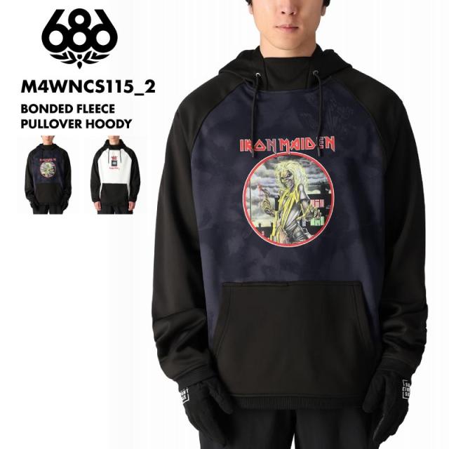 686/シックスエイトシックス メンズ パーカー BONDED FLEECE PULLOVER HOODY WINTER 24-25 スノーボード スキー 防寒 スノボウェア スキーウェア  M4WNCS115_2