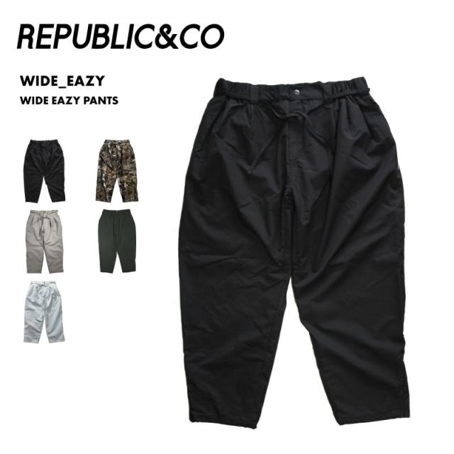 Republic & Co/リパブリック メンズ スノーパンツ WIDE EAZY PANTS 2025-26 WIDE_EAZY_PANTS スノーウェア スノーボードウェア スノボウェア スキーウェア ズボン パンツ 防寒 防水 透湿 ストレッチ素材 男性用