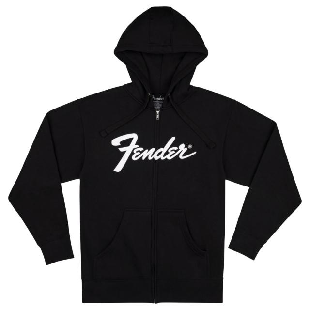 Fender フェンダー Transition Logo Zip Front Hoodie Lサイズ ブラック パーカー