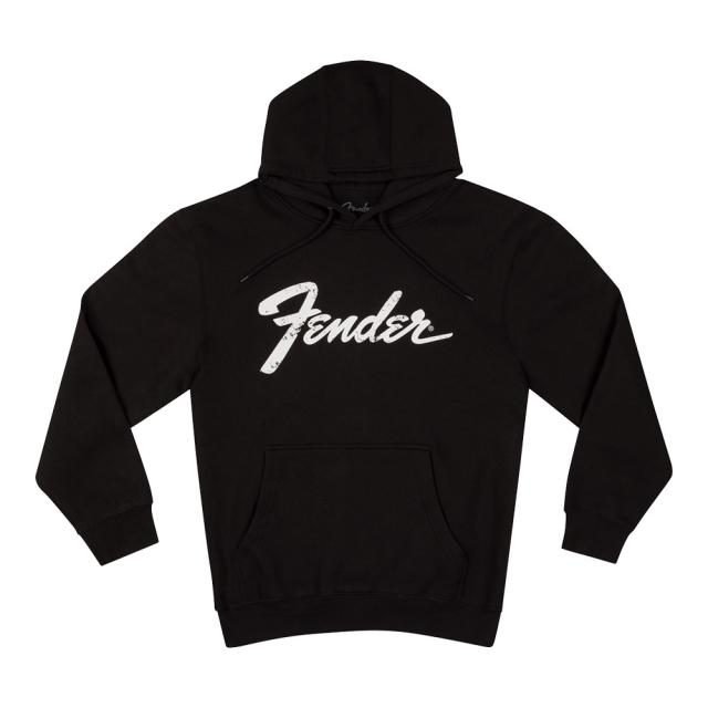 Fender フェンダー Logo Date Back Hoodie Black Sサイズ 長袖 パーカー フーディ