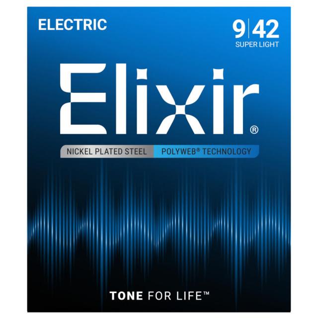 エリクサー ELIXIR 12000 POLYWEB Super Light 09-42 エレキギター弦の通販はau PAY マーケット ...