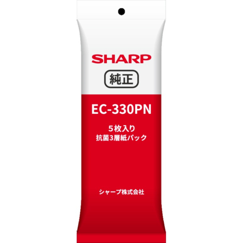 シャープ(SHARP) EC-330PN シャープ純正抗菌3層紙パック 5枚入 EC-KR1対応の通販はau PAY マーケット - イーベスト | au PAY マーケット－通販サイト