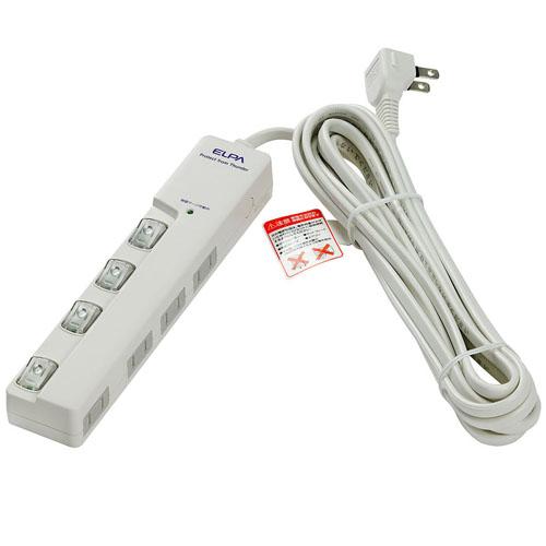 エルパ(ELPA) LEDランプスイッチ付タップ 4個口(横挿し) 5m WLS-LY4500RSの通販はau PAY マーケット - イーベスト | au PAY マーケット－通販サイト