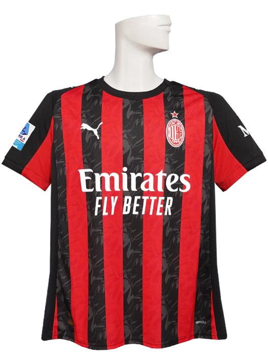 (プーマ) PUMA/25/26ACミラン/ホーム/半袖/エンクンク/セリエAバッジ+Bitpandaスポンサー付/779962-01