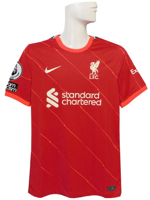 (ナイキ)NIKE/21/22リバプール/ホーム/半袖/フィルミーノ/プレミアリーグ+No Room For Racismバッジ付/DB2560-688 ナイキ)NIKE/21/22リバプール/ホーム/半袖/フィルミーノ/プレミア
