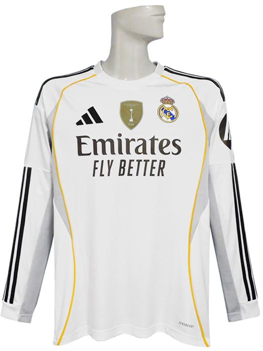 (アディダス) adidas/25/26レアルマドリード/ホーム/長袖/ブラヒム・ディアス/ラリーガ+ICC2024優勝パッチ付/KPD77-JN8884