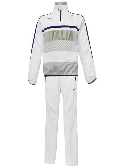 (プーマ) PUMA/16/17イタリア代表/1/4ジップ/トレーニングスーツ/ホワイト/751132-11-751133-11