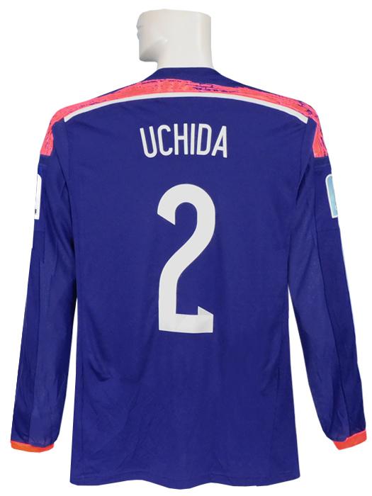 (アディダス) adidas/14/15日本代表/オーセンティック/ホーム/長袖/内田/W杯バッジ付/フルマーキング仕様/AD640-G85282